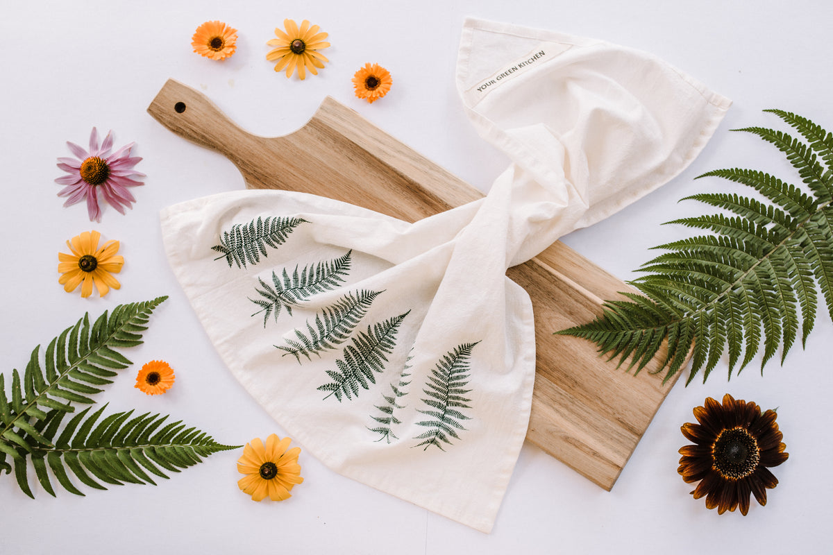 Fern Tea Towel – Your Green Kitchen